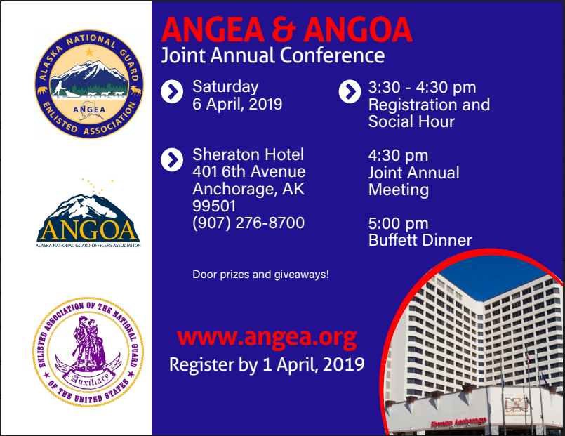 2019 ANGEA/ANGOA Annual Meeting | Alaska National Guard Enlisted ...